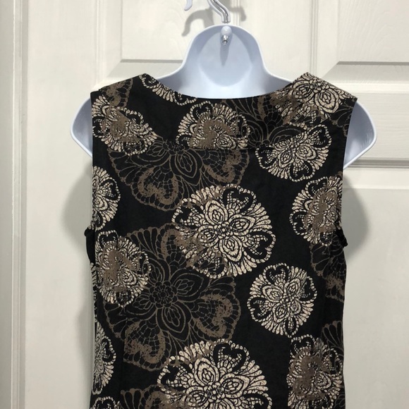 Dresses | 212 Collection Black Floral Print Dress 8 | Poshmark